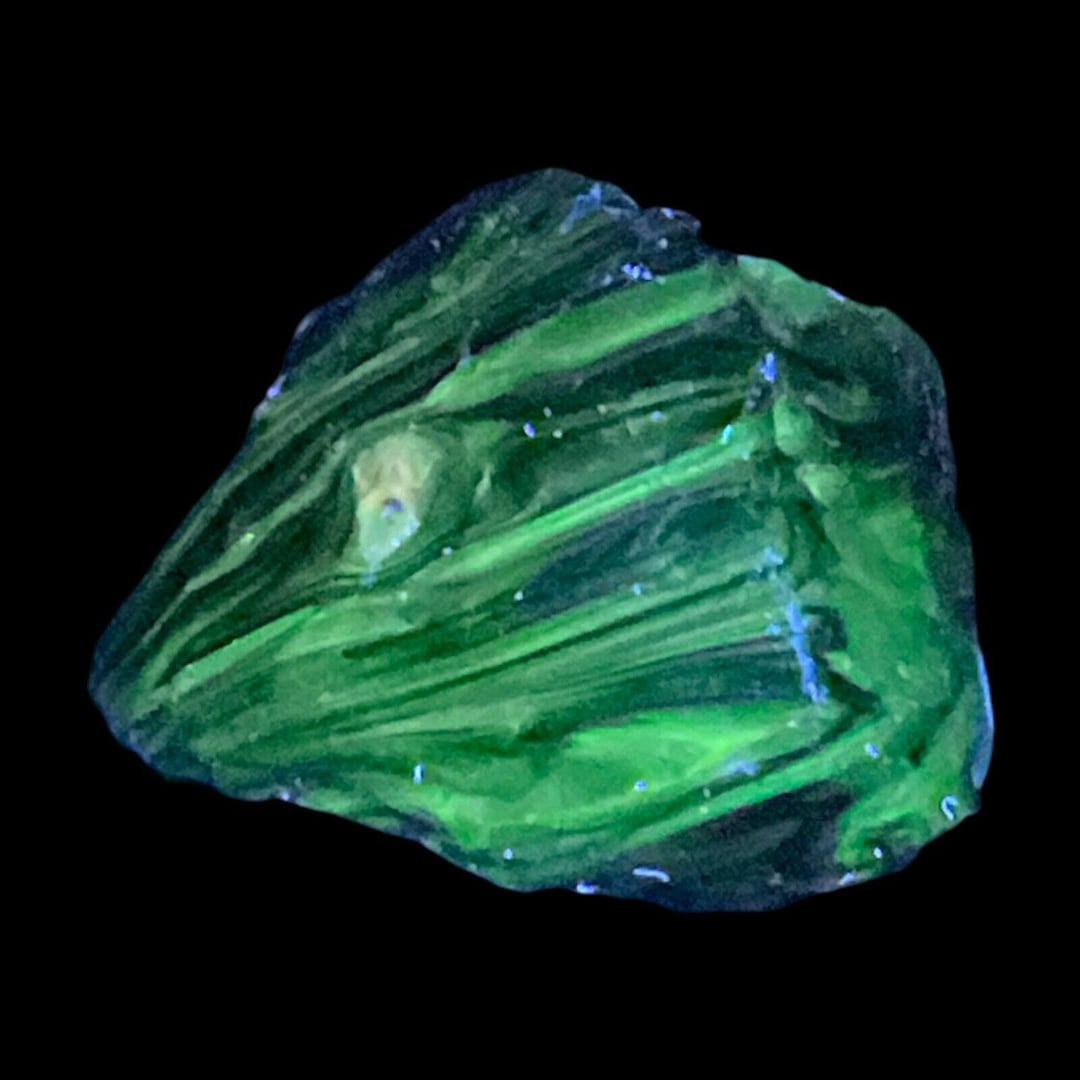 Cobalt Art Glass Cullet Glowing Manganese Swirl Slag Glass 4GX271 - Etsy