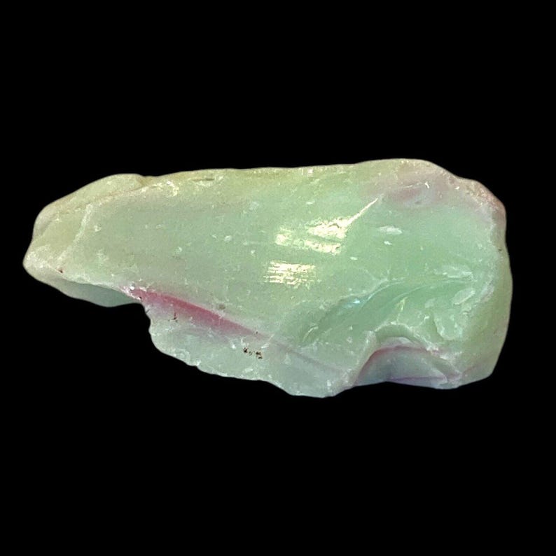 Lime Pink Swirl Art Glass Cullet Glowing Manganese Slag Glass #5GX35 - Etsy