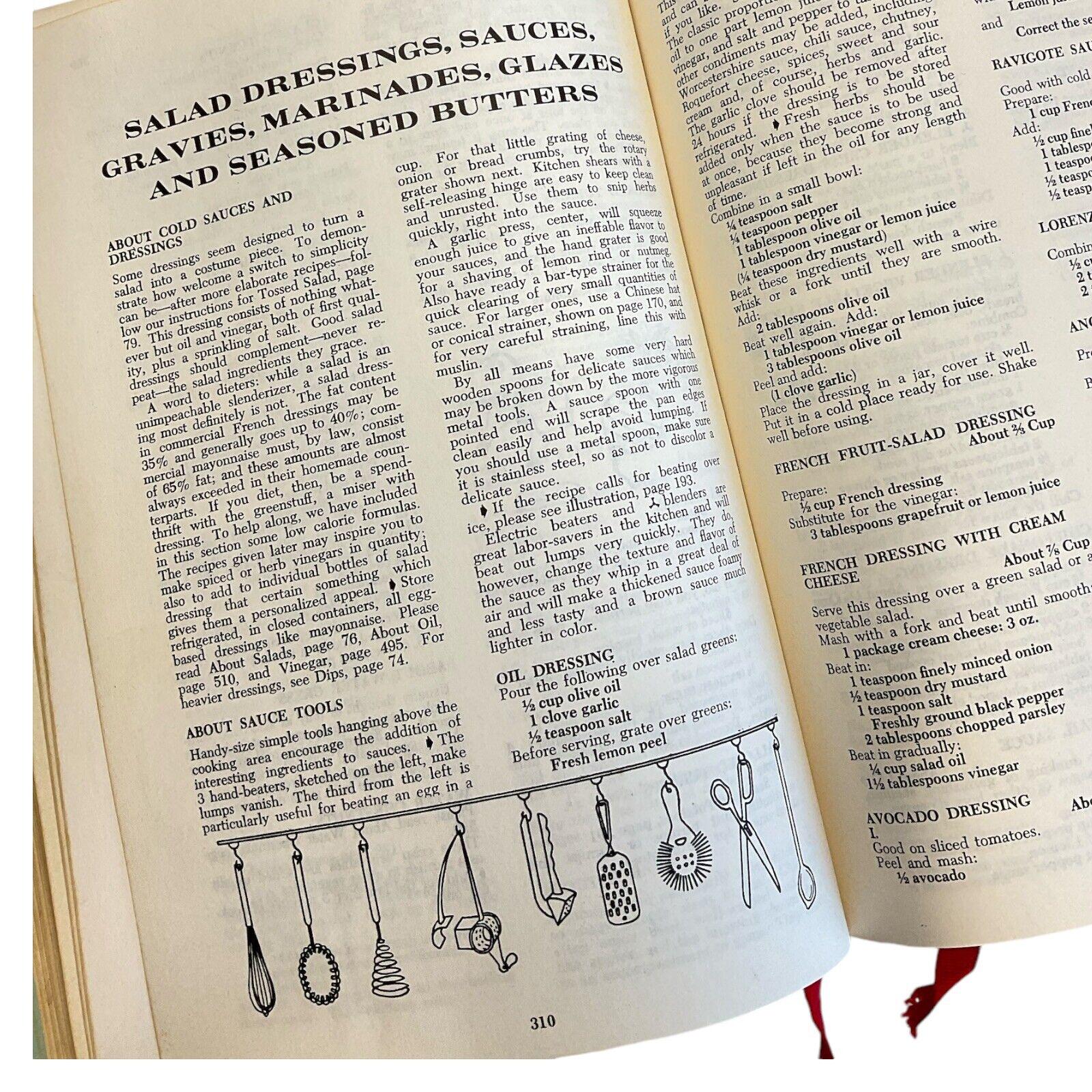 Joy of Cooking Rombauer 1964 Illustrated Classic Cookbook Vintage Bobbs ...