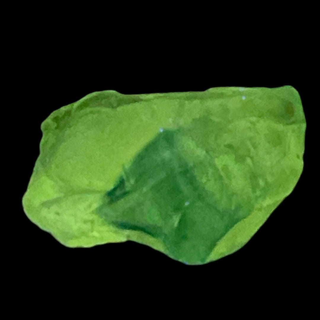 Cobalt Breen Clear Swirl Art Glass Cullet Glowing Manganese Slag Glass ...