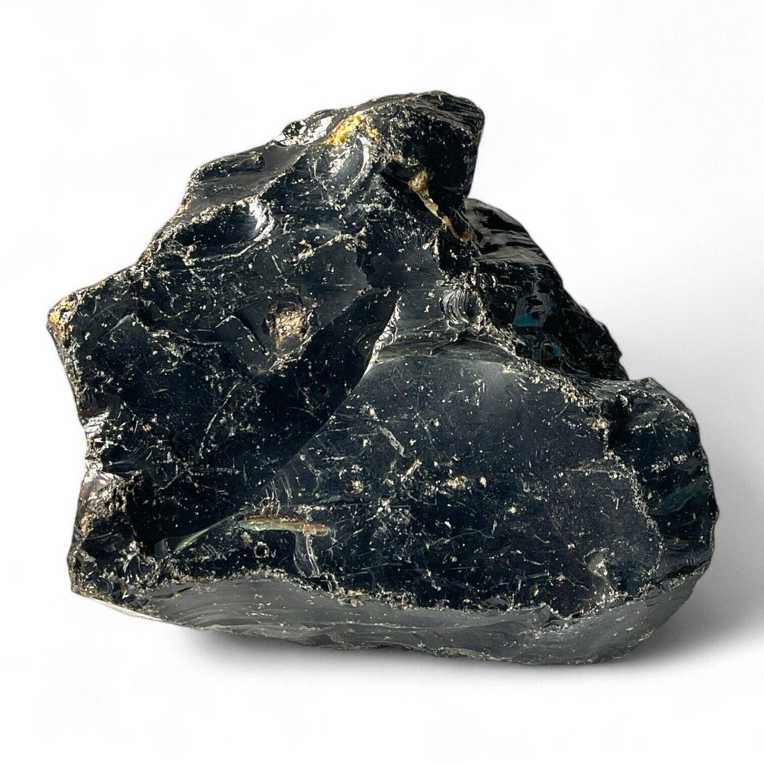 Black Amber Infused Art Glass Cullet Slag Glass #4XL136 - Etsy