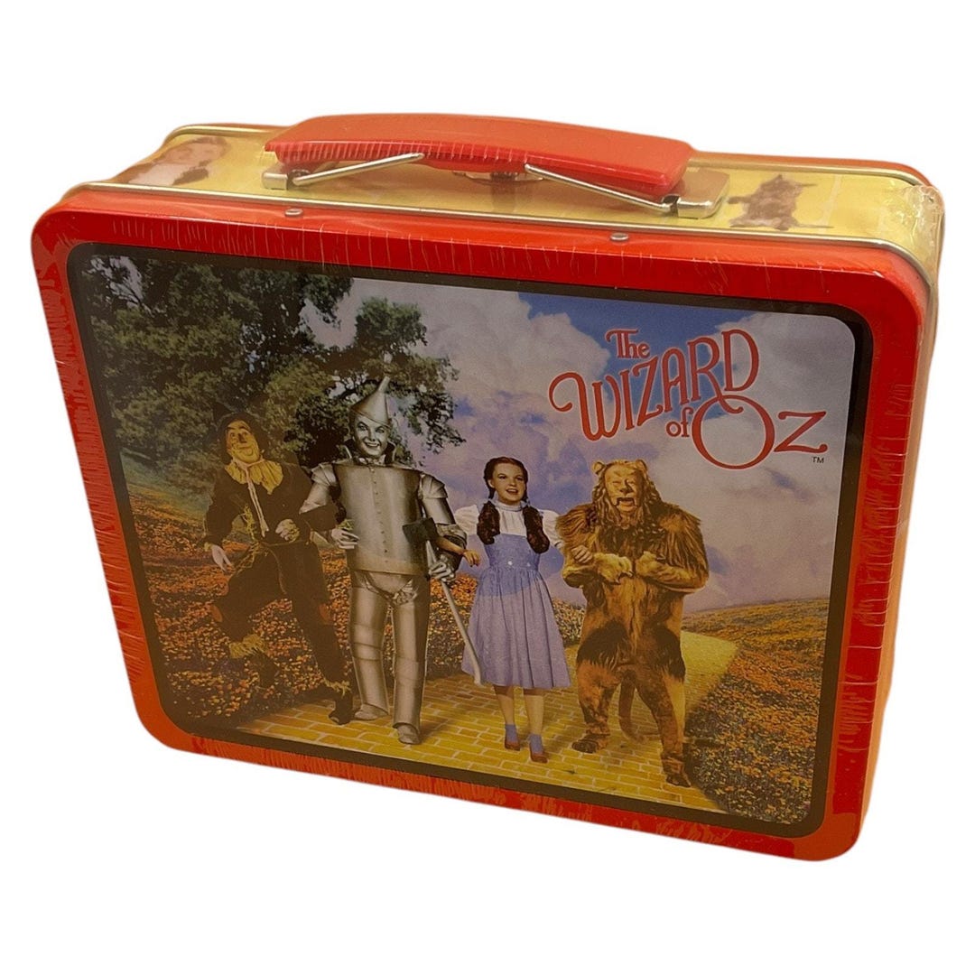 Vintage 1998 the Wizard of Oz Lunch Box Collectible Cookie Tin Wicked ...