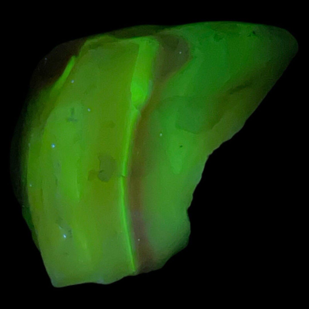 Pink Layered Art Glass Multitone Cullet Glowing Manganese Slag Glass ...