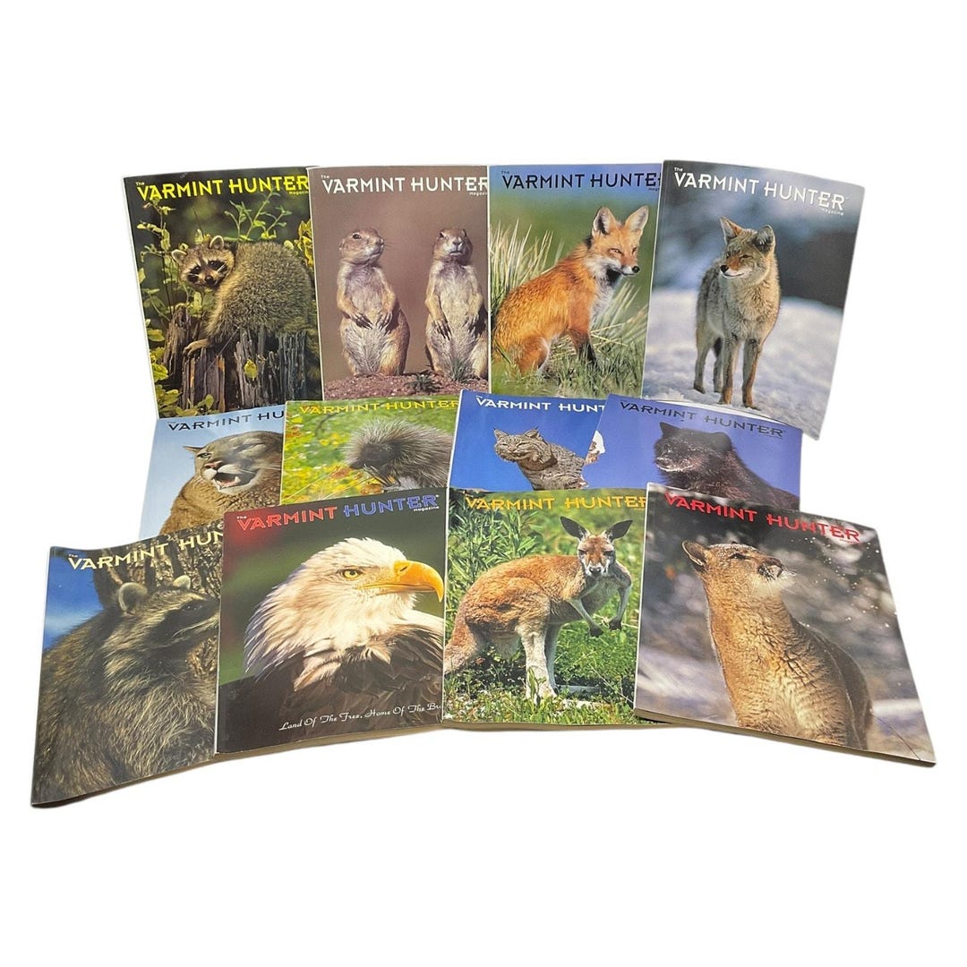 The Varmint Hunter Magazine Collection 12 Vintage Issues 2003 to 2005 ...
