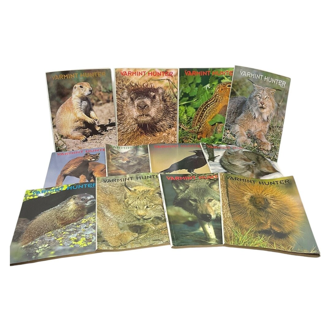 The Varmint Hunter Magazine Collection 12 Vintage Issues 1997 to 1999 ...