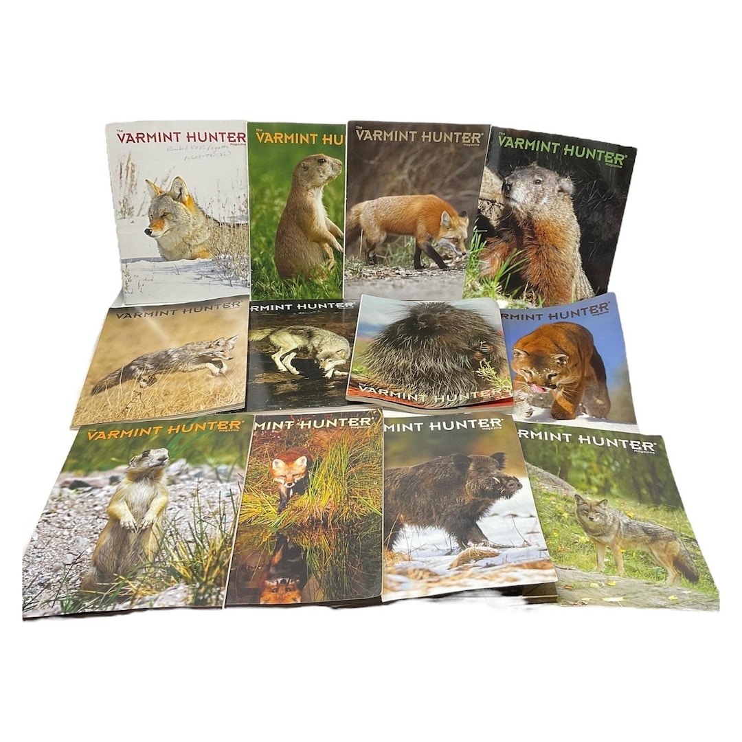 The Varmint Hunter Magazine Collection 12 Issues 2011 to 2015 Hunting ...