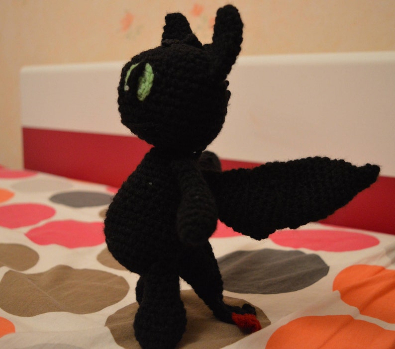 TOOTHLESS Dragon Crochet Amigurumi NIGHT FURY - Etsy Hong Kong