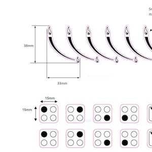 4 Ring Cooker Stove Hob Stickers With 6 Gas Flame Stickers - Bundle Set ...