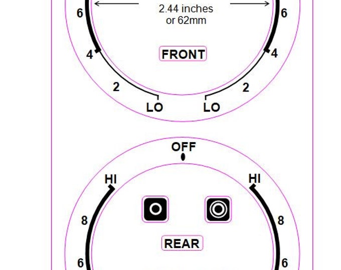 VINYL Printatoy Gas Stove Top Dramatic Play Kitchen Decals. DIY Gas ...