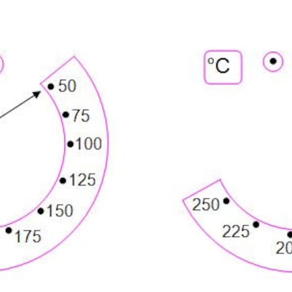 Oven Temperature Stickers - Etsy