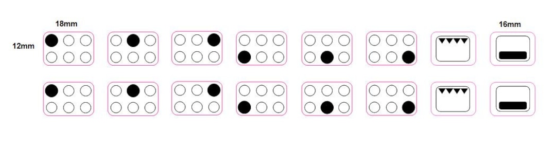 6 Ring Cooker Top Markings Decals - Double Set. UK SELLER - Overseas ...