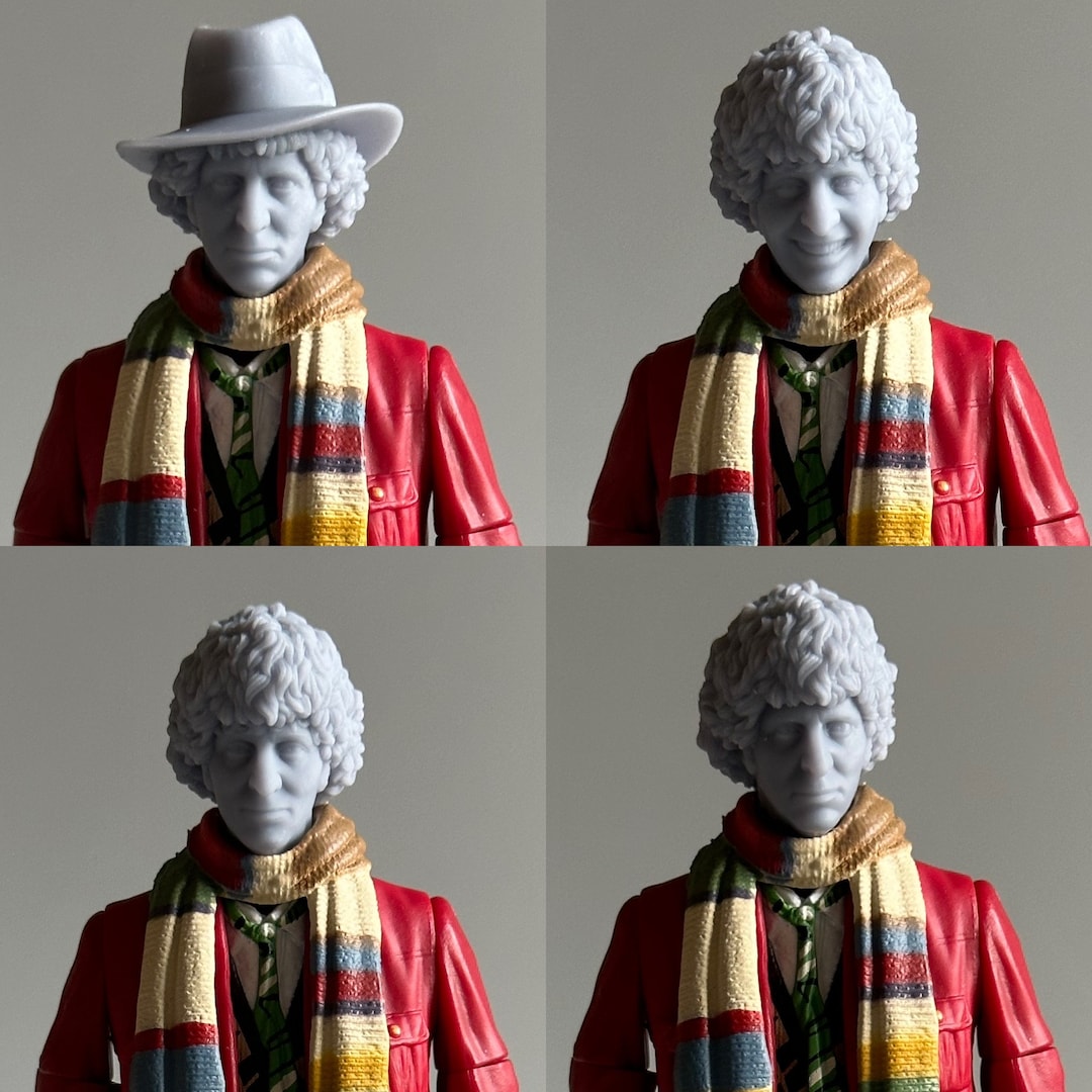 Definitive Tom Baker 1/13 Scale Head - Multiple Variants - Etsy