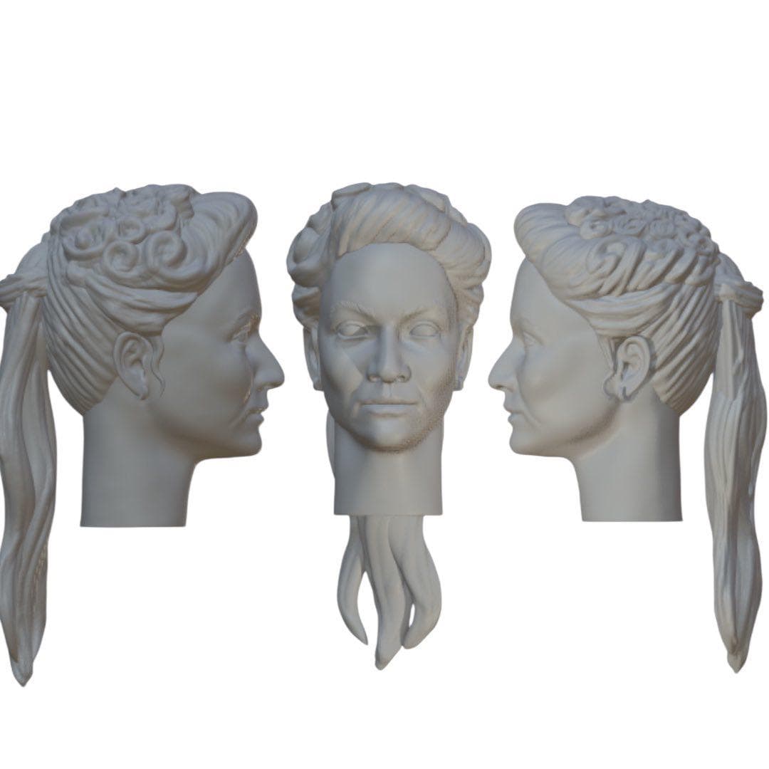 S2 - the Rani - Archie Panjabi - 1/13 Scale Resin Head Unpainted - Etsy