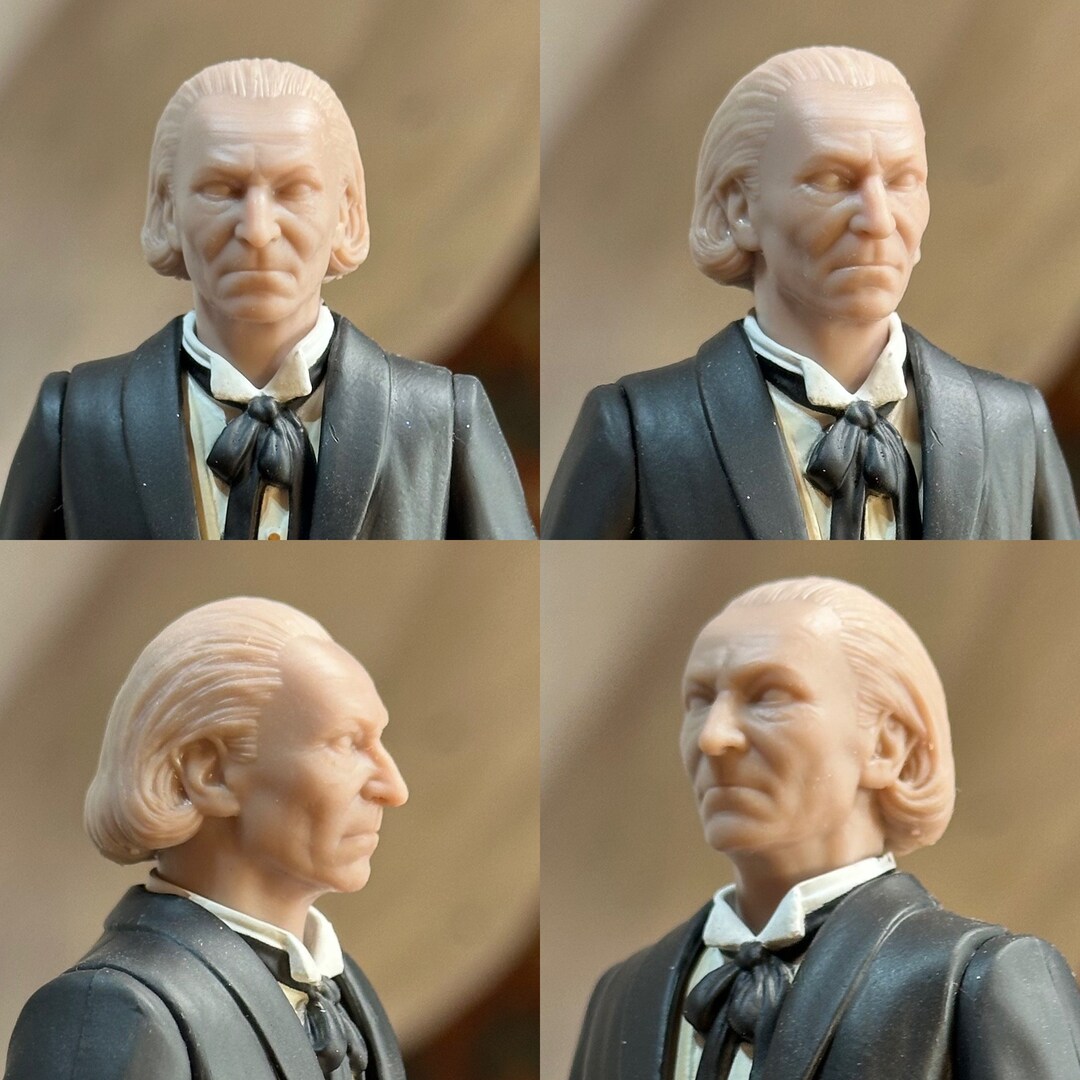 William Hartnell 1/13 Scale Head - for Character Options Figures - Etsy UK