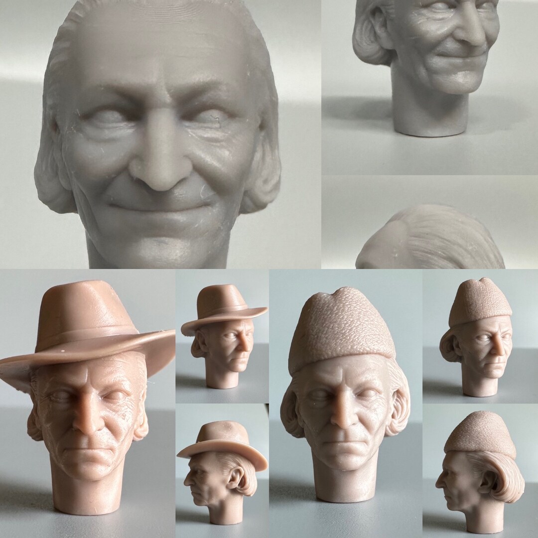 1st Doctor 1/13 Scale Head - Etsy