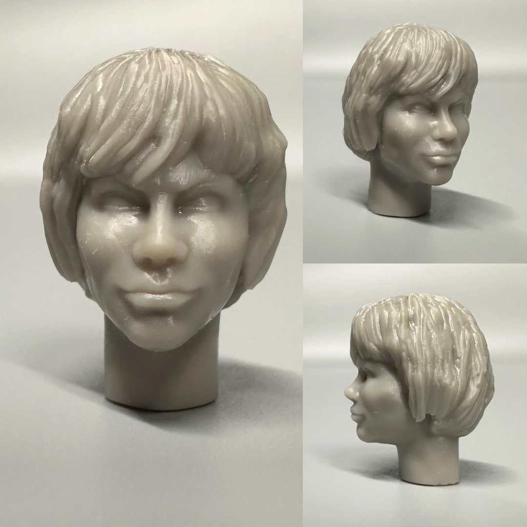 Adric 1/13 Scale Head - Unpainted - Etsy