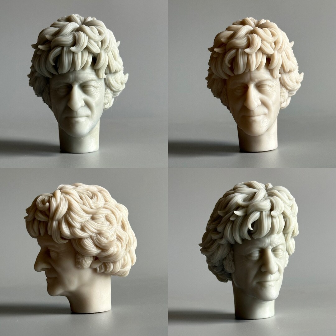 3rd Doctor S11 - 1/13 Scale - Unpainted Head - Etsy