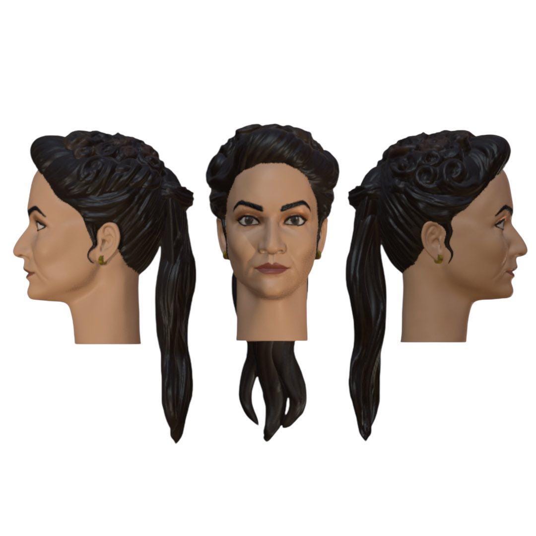 S2 - the Rani - Archie Panjabi - 1/13 Scale Resin Head Unpainted - Etsy