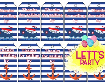 Nautical Gift Tags - Etsy