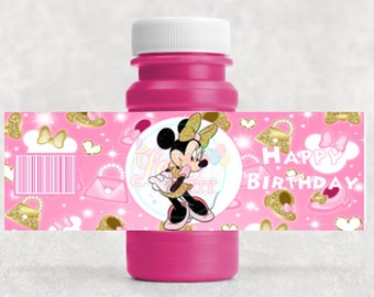 Minnie Mouse Bubbles - Etsy