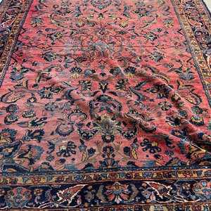 8'9 X 11'6 Large Antique Rug 2764ML / Large Vintage Rug / Vintage ...