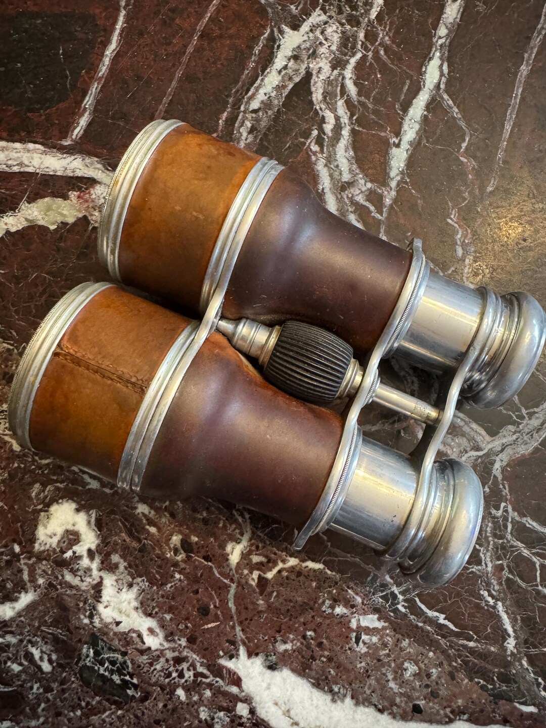 Antique German Leather Field Binoculars C1895–1915 | G.B.D. Patent ...