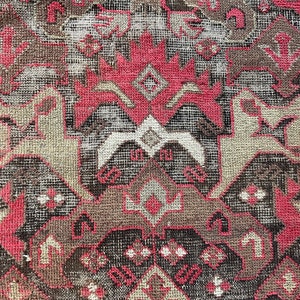 19th Century Worn Rug / 3'4 X 4'9 Antique Caucasian Rug #3041 - Etsy