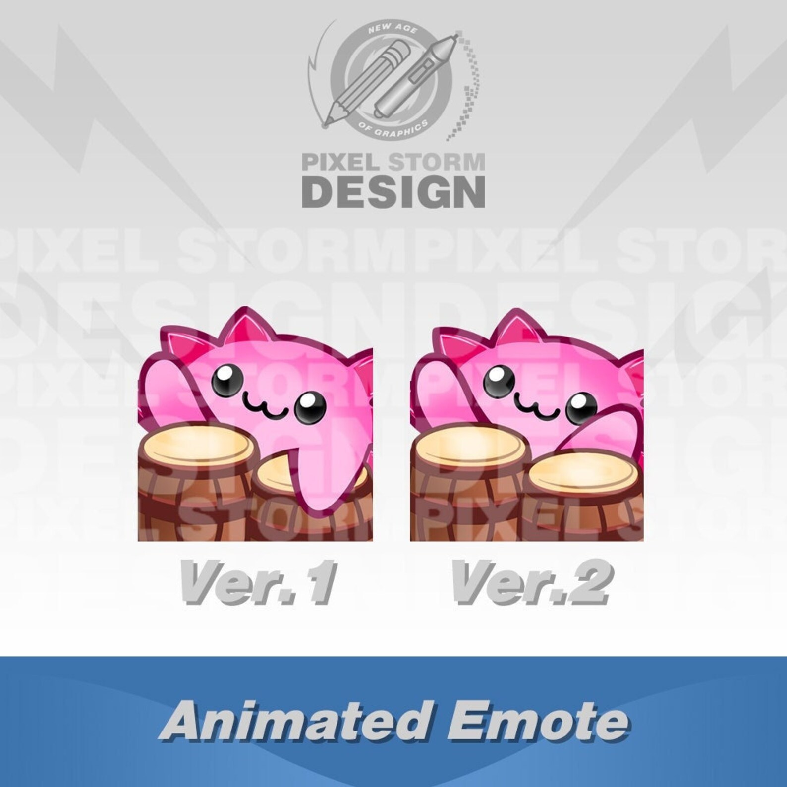 Axolotl Bongo Tap | Twitch Emote | Discord Emote | Axolotl Emote ...