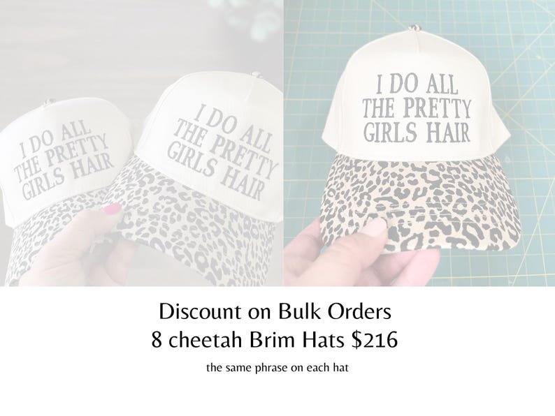 Pretty Girls Hair Trucker Hat, Embroidered Hair Artist Hat, Beauty ...