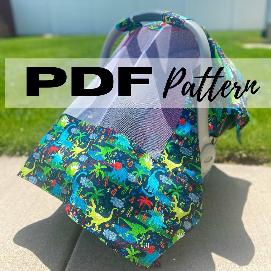 PDF Car Seat Cover Pattern Sewing Patterns for Babies Netted - Etsy