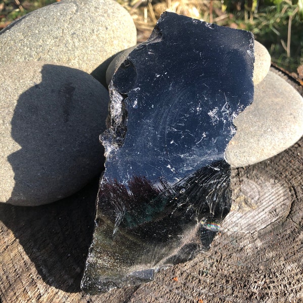 Large Obsidian Chunk - Etsy