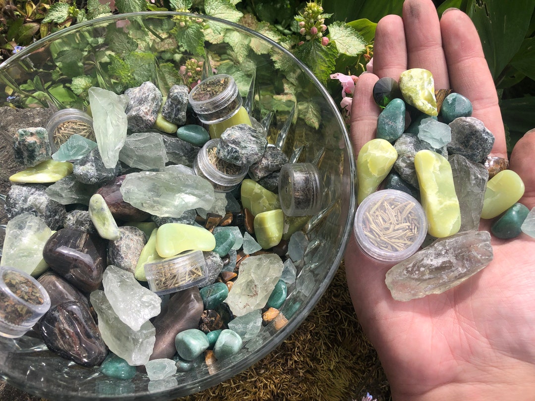 Earth Themed Elemental Witchy Crystal Confetti - Etsy
