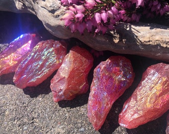 Rough Red Quartz - Etsy
