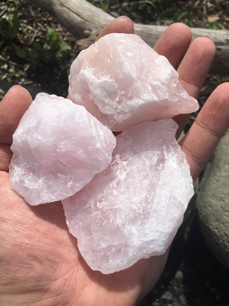Raw Rose Quartz | Etsy