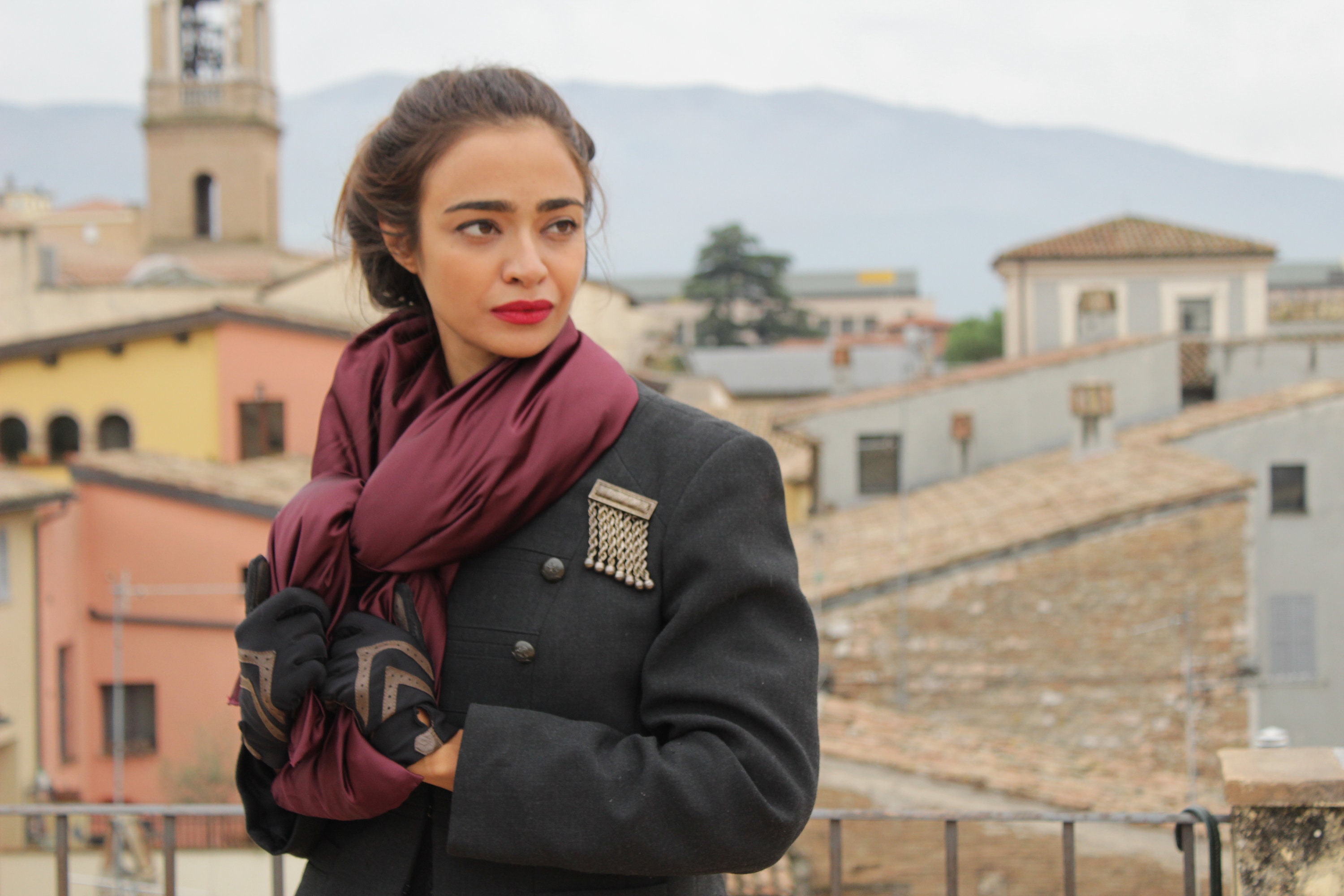 Burgundy Silk Comforter Scarf - Etsy