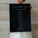 Acrylic Order of Events Sign, Wedding Timeline, Modern Decor, Clear ...