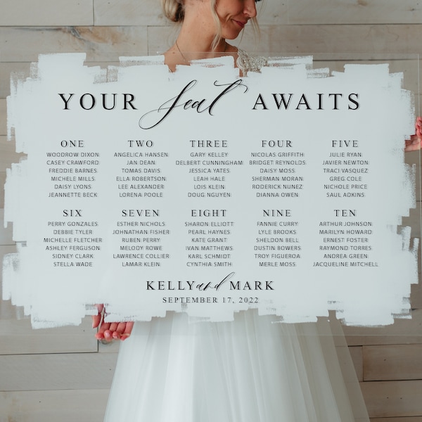 Seating Chart Frame - Etsy