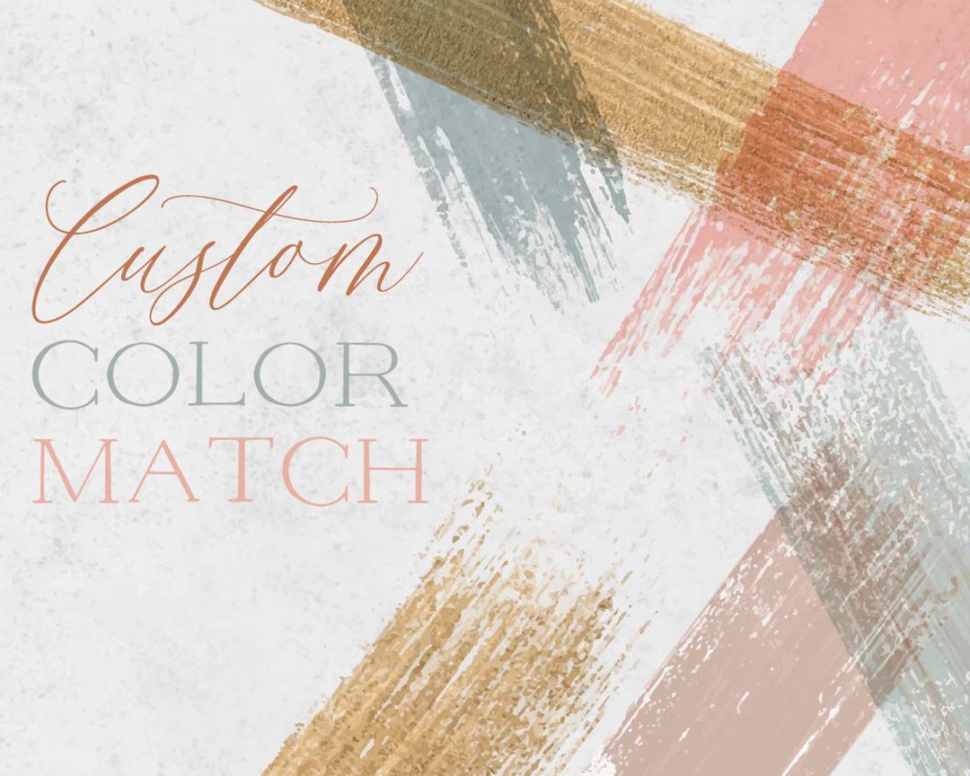 Add On: Custom Paint Color Match - Etsy
