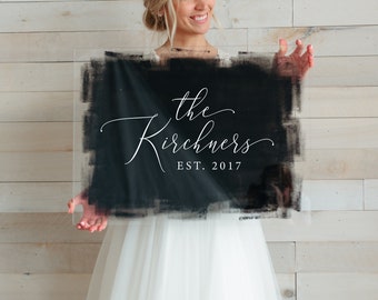 Hand Painted Family Sign - Etsy