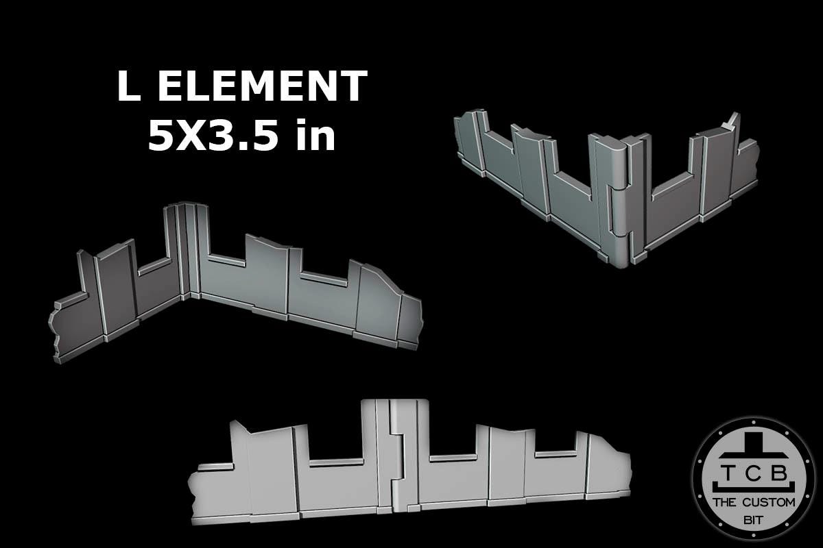 Warhammer 40K Terrain Set - 3D Printed Foldable - Chapter Approved 2025 ...
