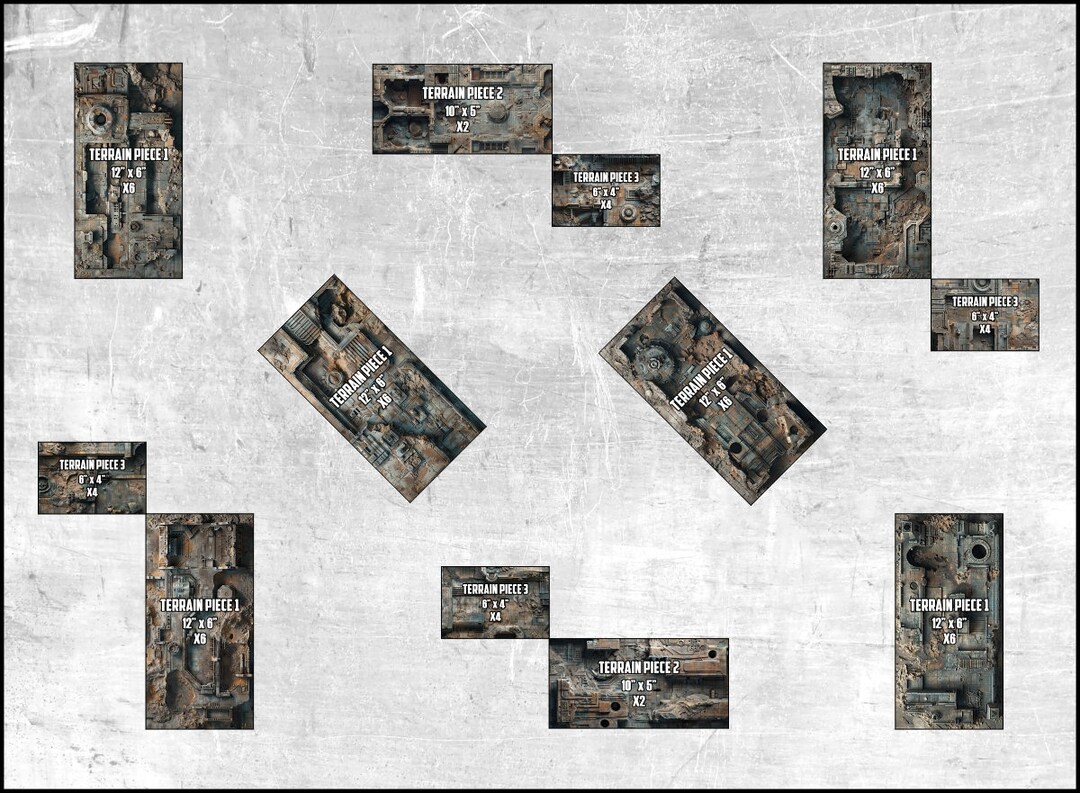 Warhammer 40K Neoprene Terrain Mats – Chapter Approved 2025 - Complex ...