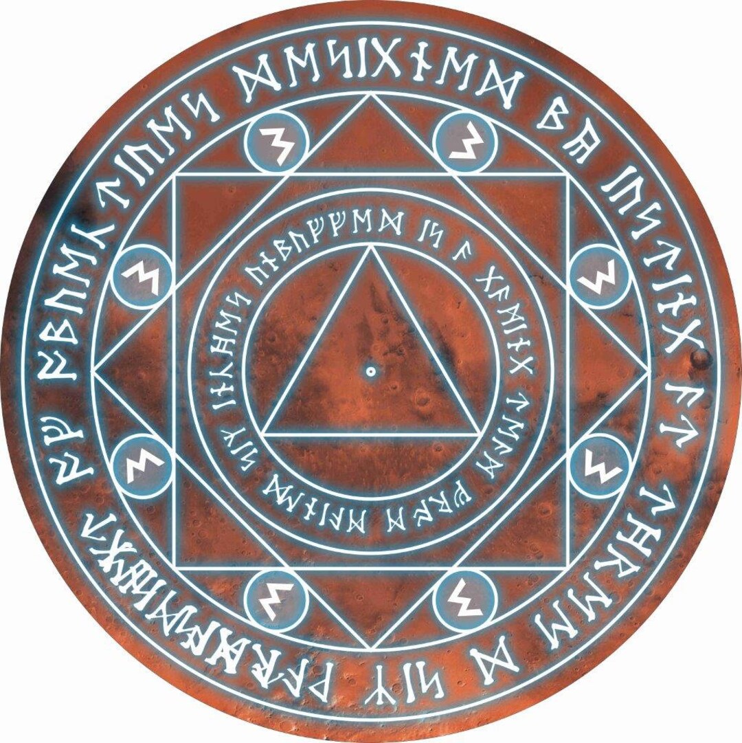 Neoprene Objective Marker Set - Mars Spell Circle - Etsy
