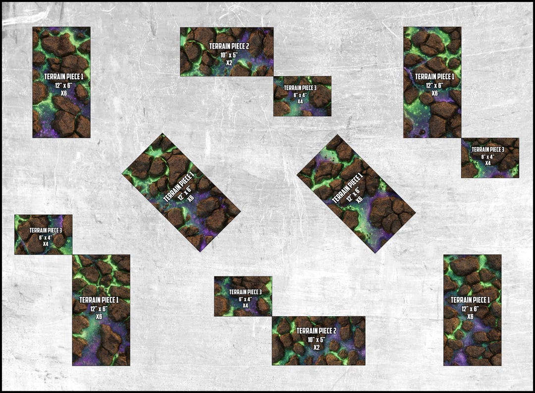 Warhammer 40K Neoprene Terrain Mats – Chapter Approved 2025 - Tainted ...
