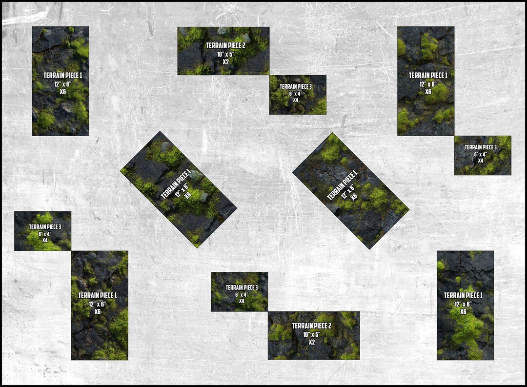 Warhammer 40K Neoprene Terrain Mats – Chapter Approved 2025 - Mossfell ...