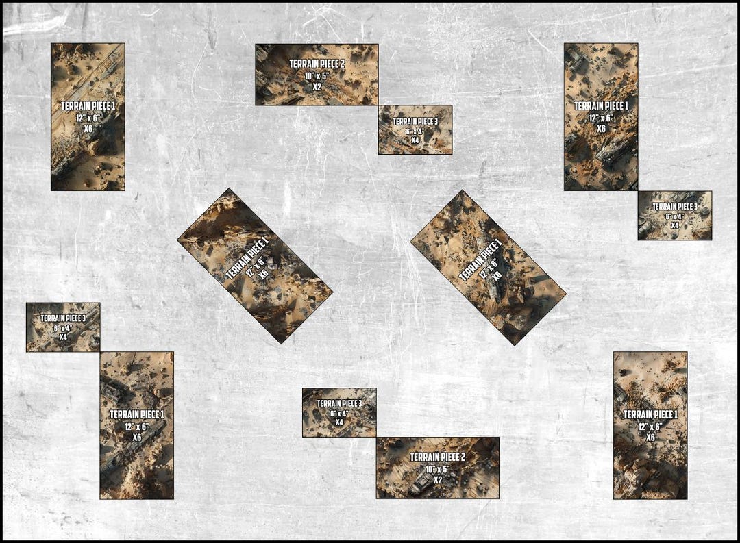 Warhammer 40K Tournament Terrain Bases Sandstorm - Etsy
