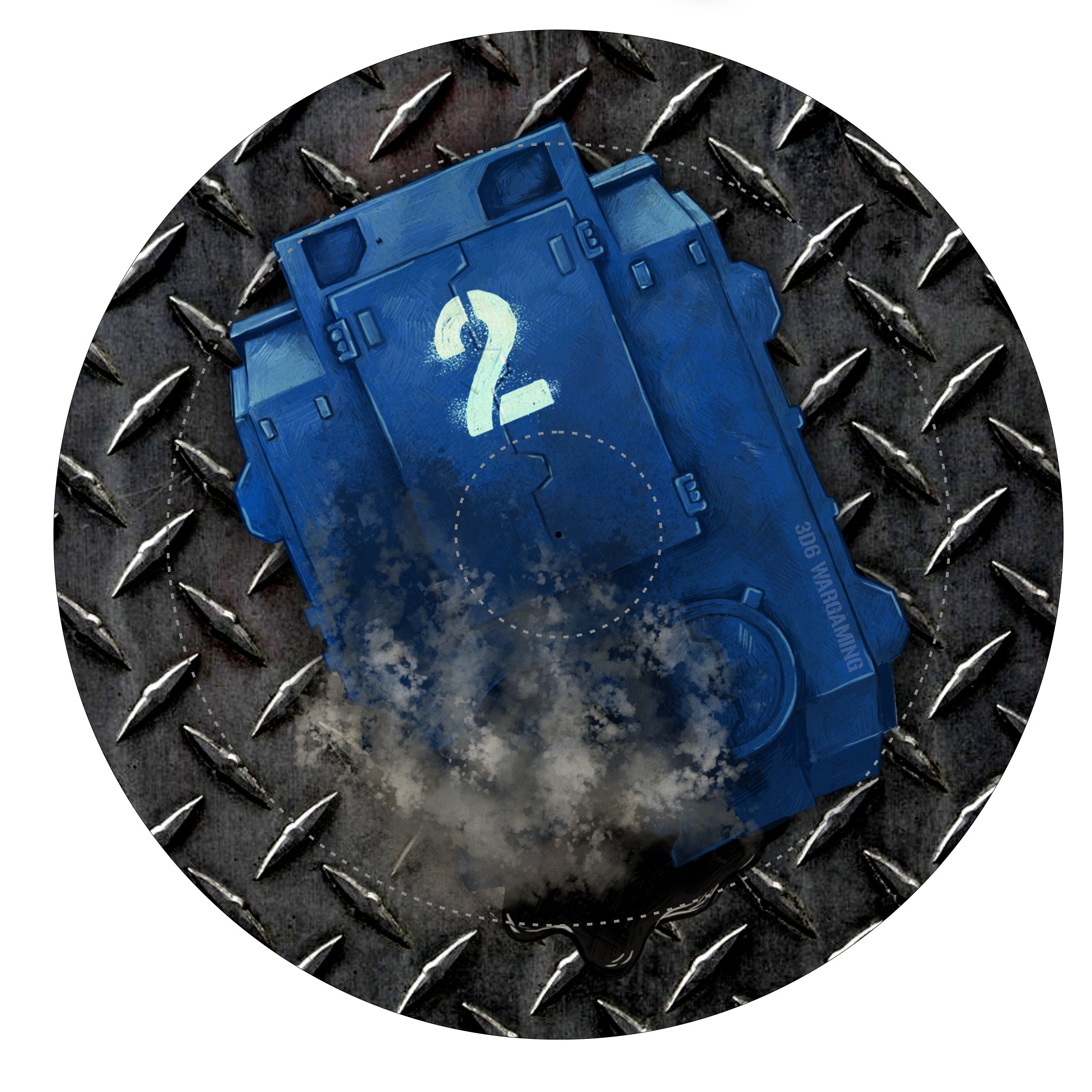 Board Games 7.5 Wasteland Neoprene Objective Markers Warhammer 40K Toys ...