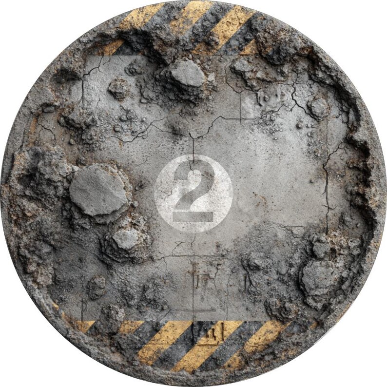 Warhammer 40K Neoprene Objective Marker Set - 7.57" - Chapter Approved ...