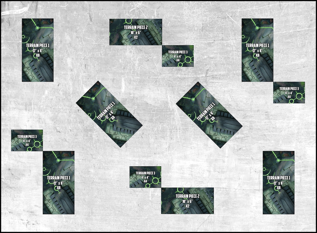 Warhammer 40K Neoprene Terrain Mats – Chapter Approved 2025 - Tomb City ...