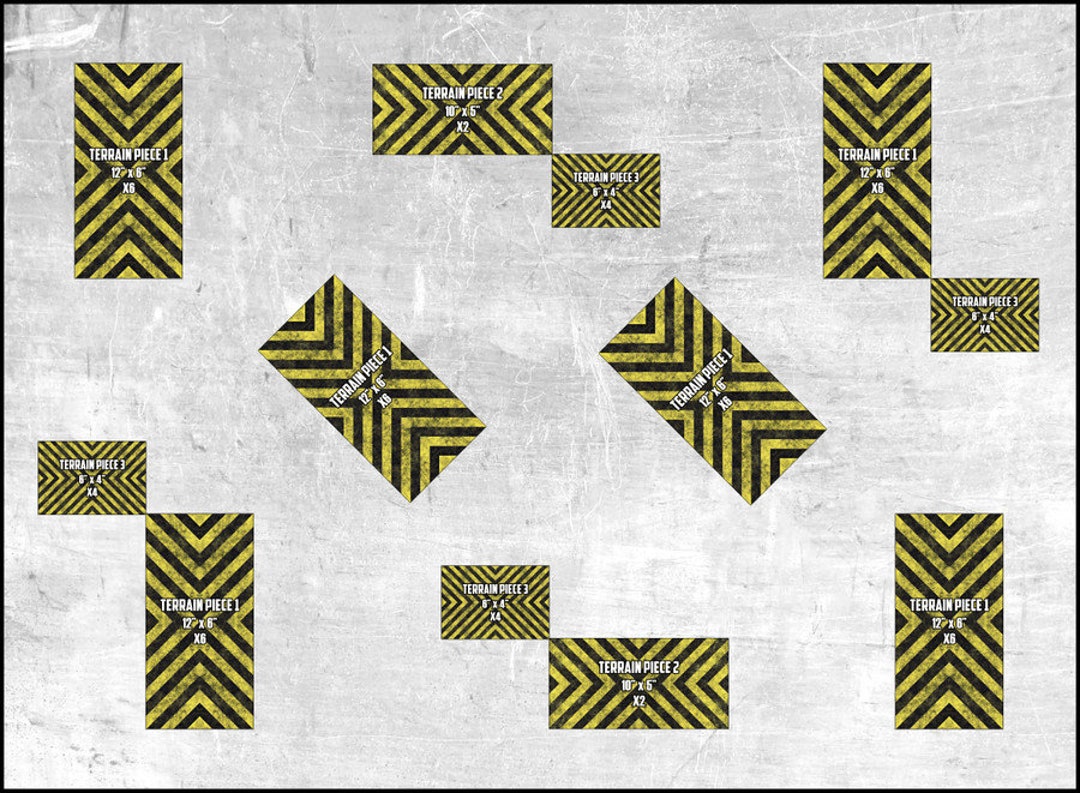 Warhammer 40K Neoprene Terrain Mats – Chapter Approved 2025 - Hazard ...