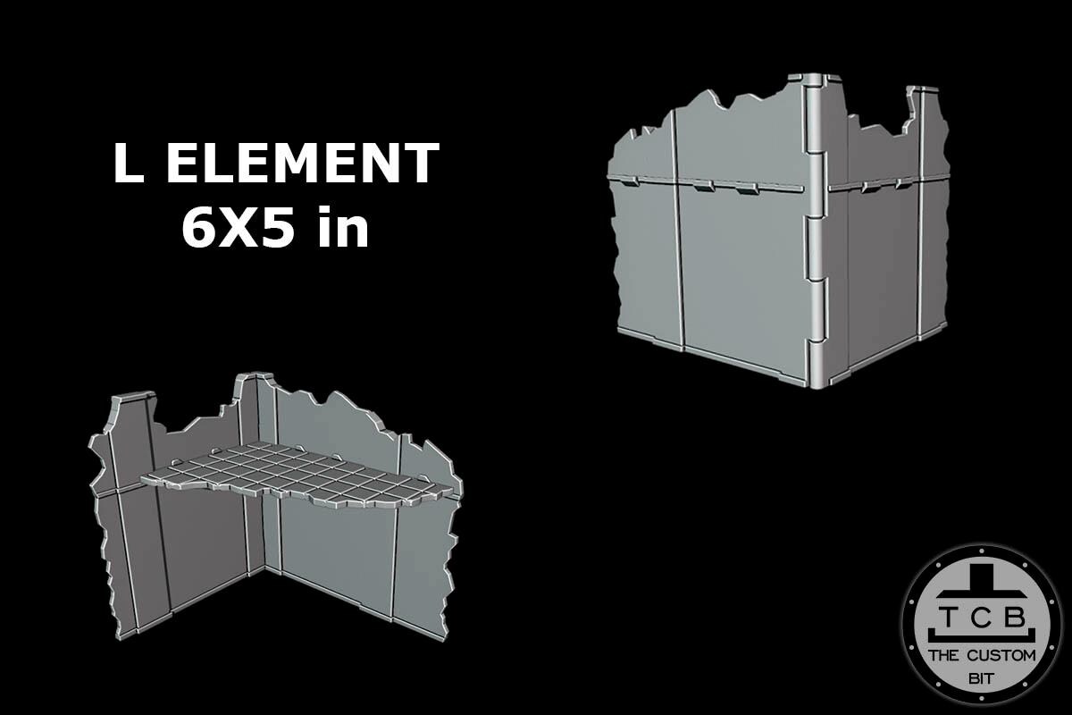 Warhammer 40K Terrain Set - 3D Printed Foldable - Chapter Approved 2025 ...